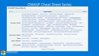 Meetup DotNetCode Owasp | PPT