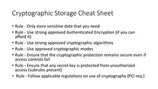 Owasp crypto tools and projects | PPT