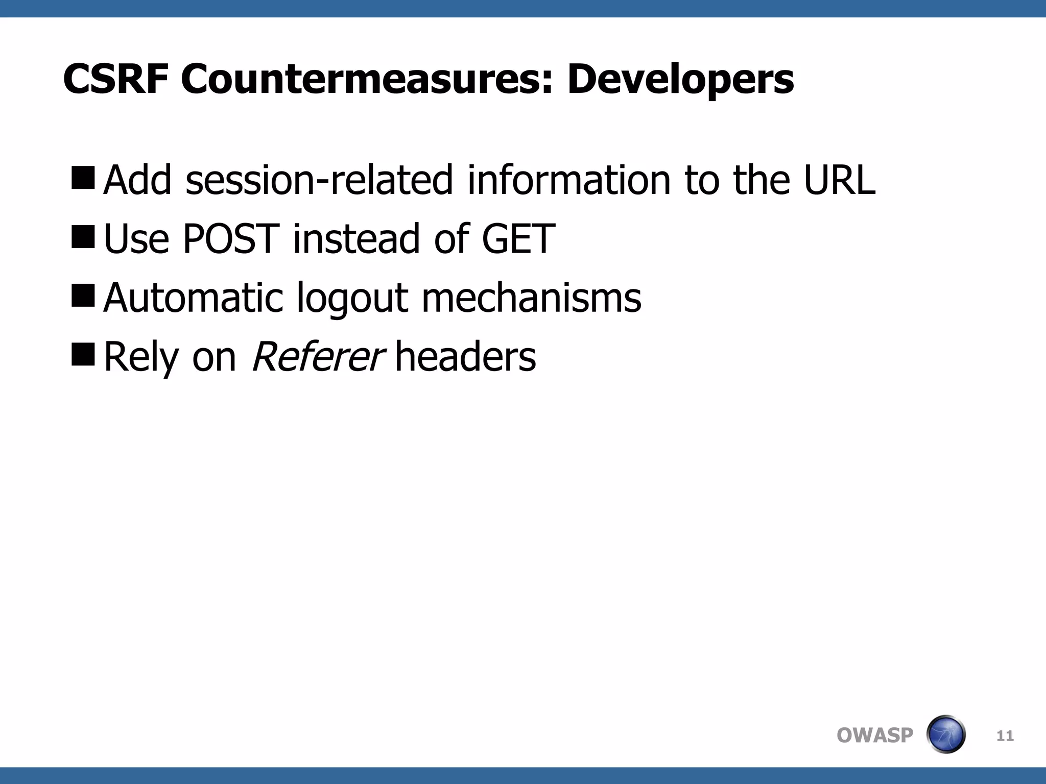 Cross Site Request Forgery Vulnerabilities | PPT Cross Site Request Forgery Vulnerabilities | PPT