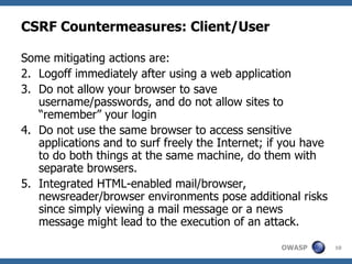 Cross Site Request Forgery Vulnerabilities | PPT | Web Development | Internet
