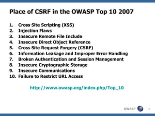 Cross Site Request Forgery Vulnerabilities | PPT | Web Development | Internet