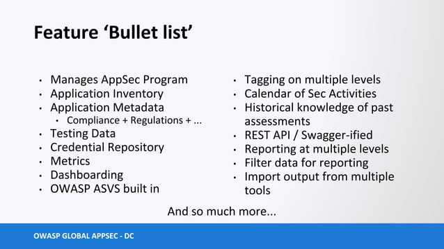 OWASP DefectDojo - Open Source Security Sanity | PPT