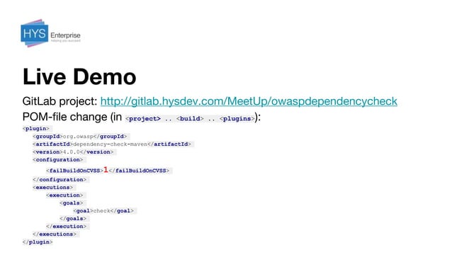 Owasp dependency checker | PPT