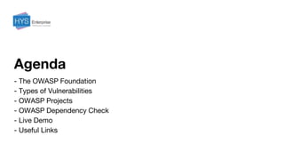 Owasp dependency checker | PPTX