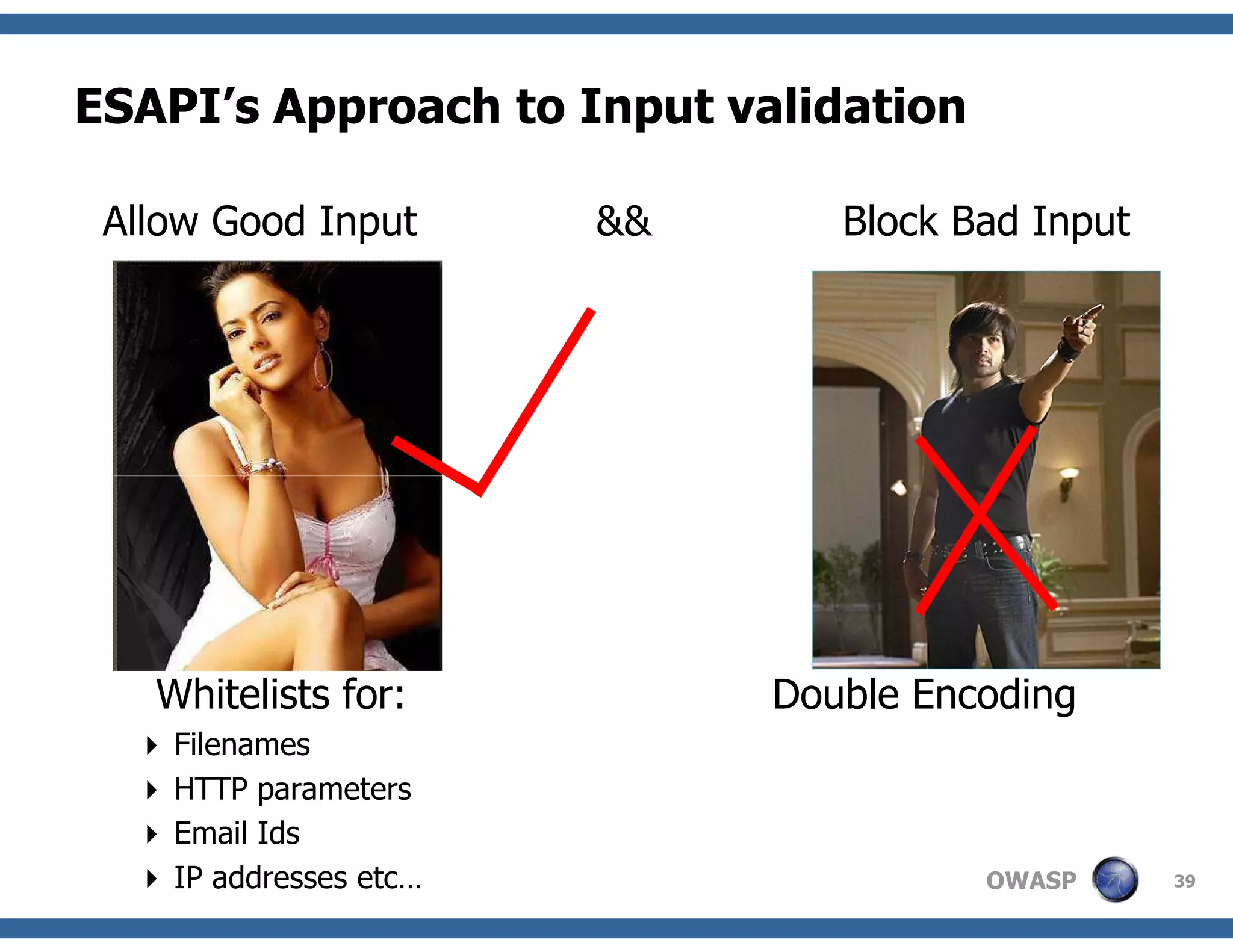 Understanding ESAPI, OWASP Delhi | PDF