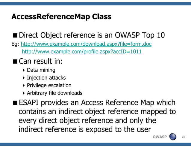 Understanding ESAPI, OWASP Delhi | PDF