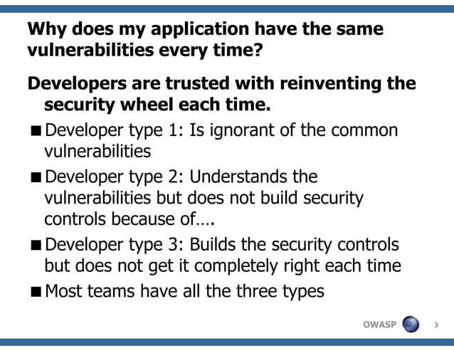 Understanding ESAPI, OWASP Delhi | PDF