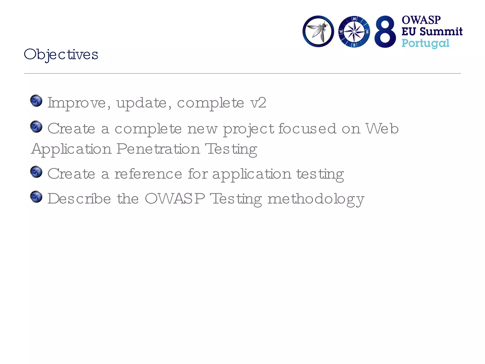 Owasp Testing Guide V3 Ppt