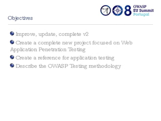 OWASP Testing Guide v3 | PPT