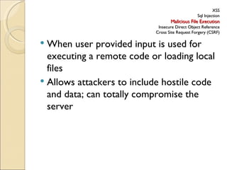 Owasp Hacker Secrets Barcamp | PPT