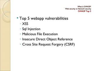 Owasp Hacker Secrets Barcamp | PPT