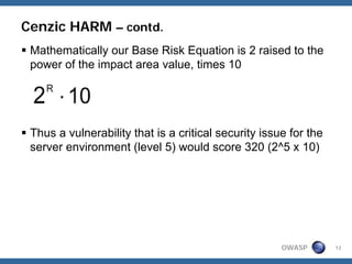 HARM Score: Approaches to Quantitative Risk Analysis for Web ...