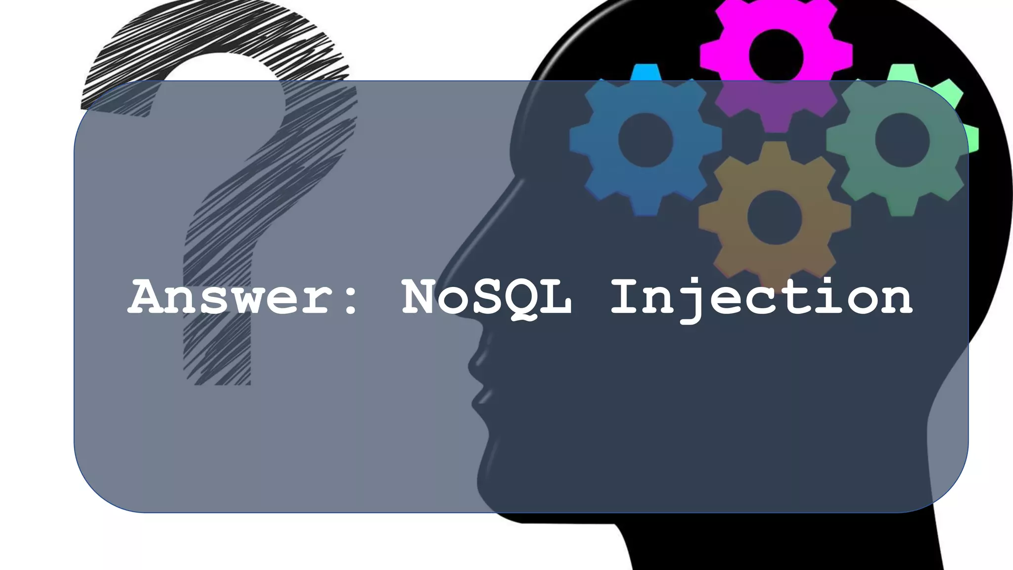Owasp Top 10 - A1 Injection | PPTX