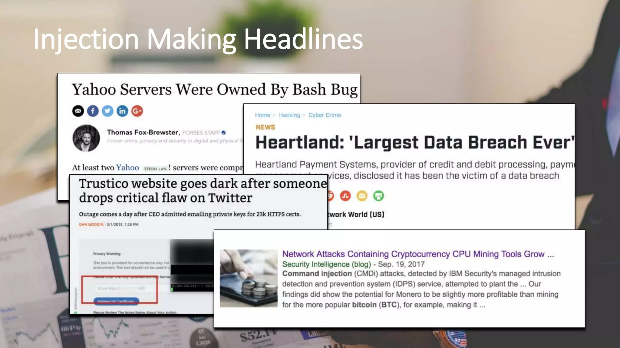 Owasp Top 10 - A1 Injection | PPTX