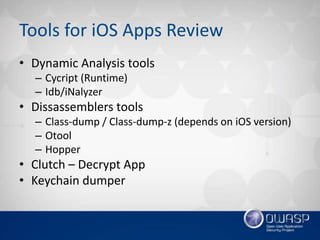 [Wroclaw #2] iOS Security - 101 | PPT
