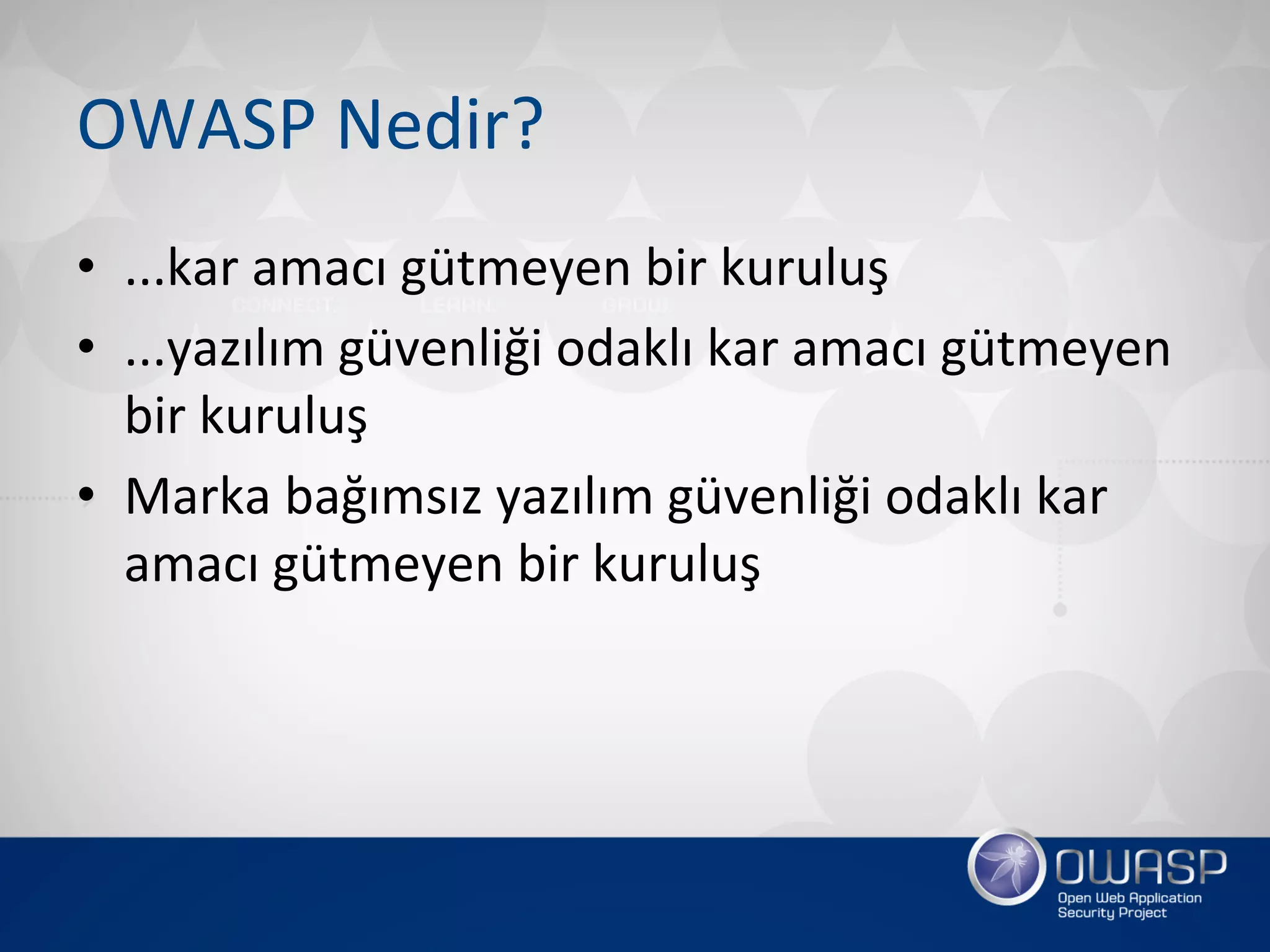 OWASP kaynak kod analizi metodolojisi | PDF