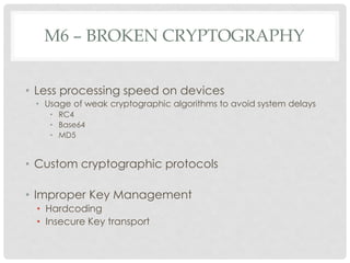Owasp Mobile Top 10 – 2014 | PDF