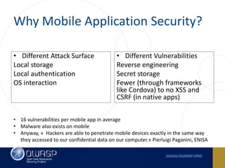Mobile Security at OWASP - MASVS and MSTG | PPTX