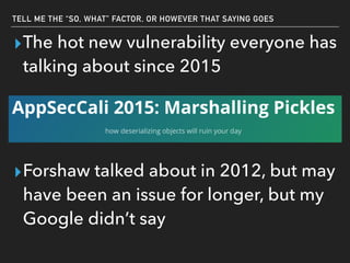 Deserialization with the JavaScript for the lulz | PDF