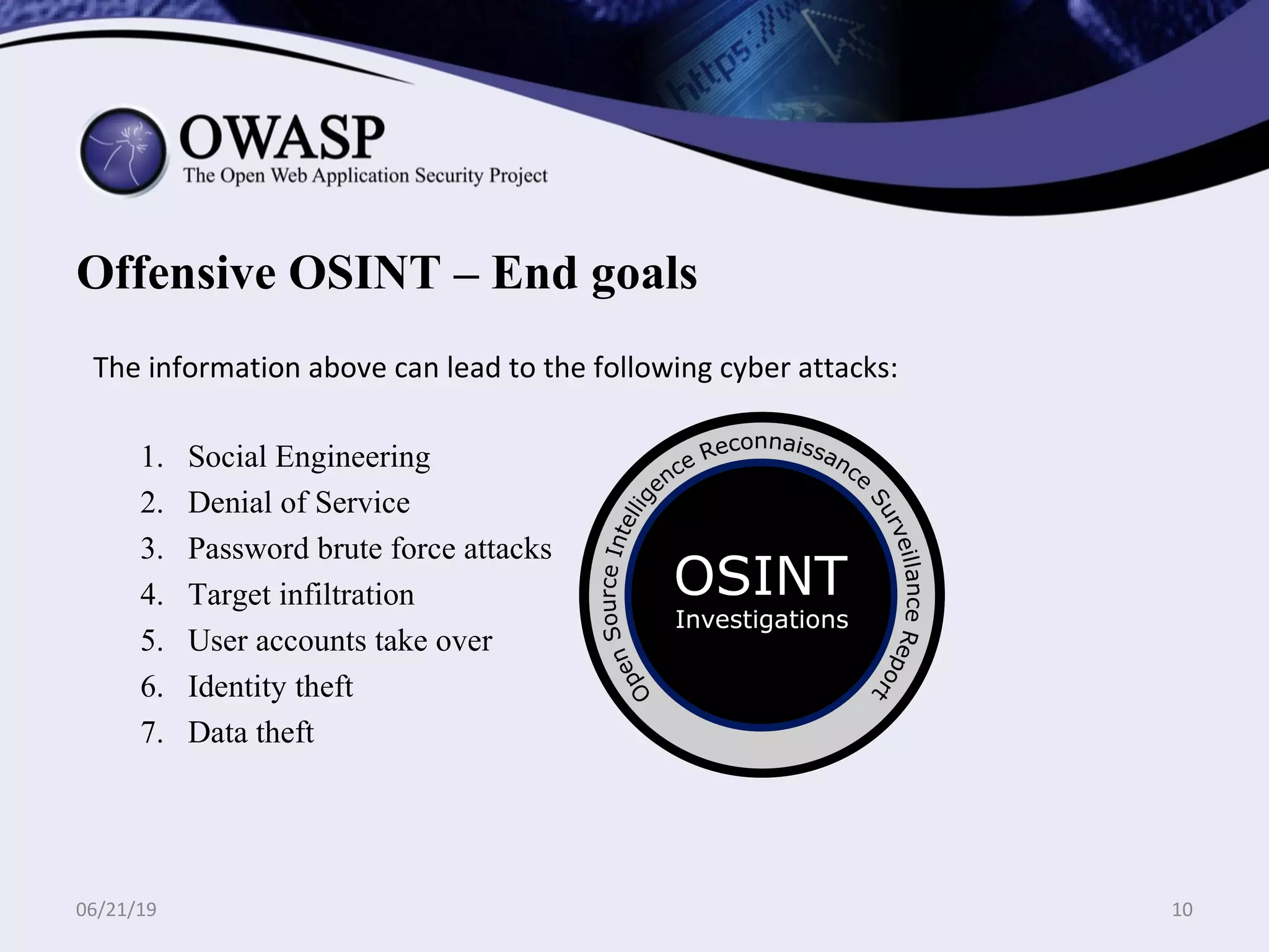 Owasp osint presentation - by adam nurudini | PPT