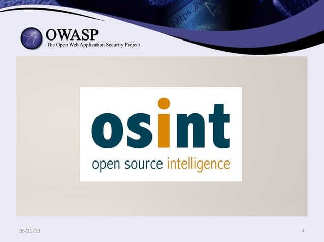 Owasp osint presentation - by adam nurudini | PPT | Internet | Computing