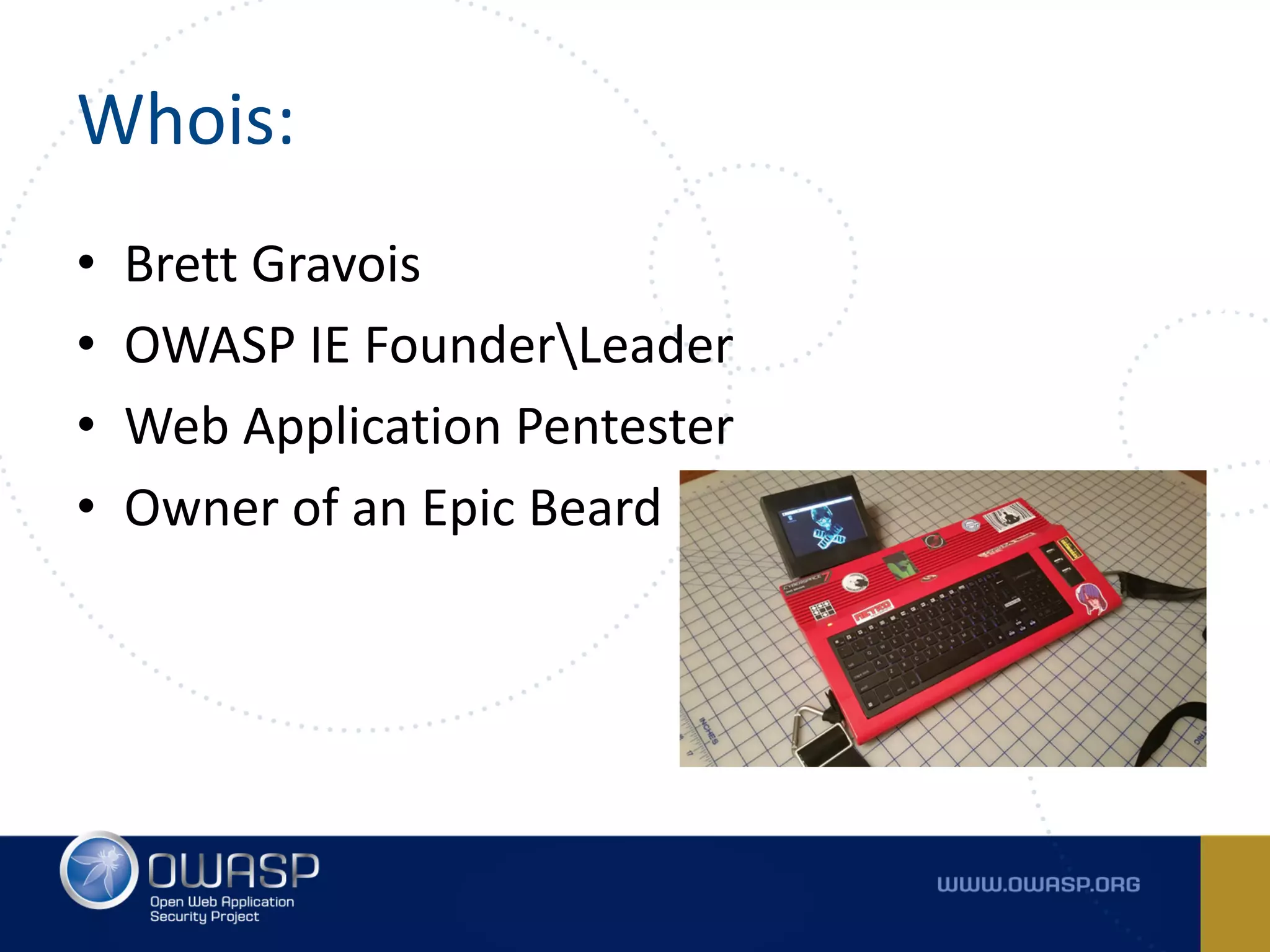 OWASP overview 2017 | PPT