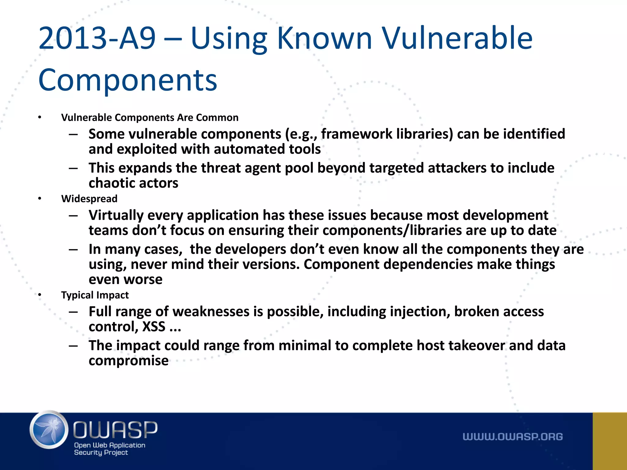 OWASP overview 2017 | PPT