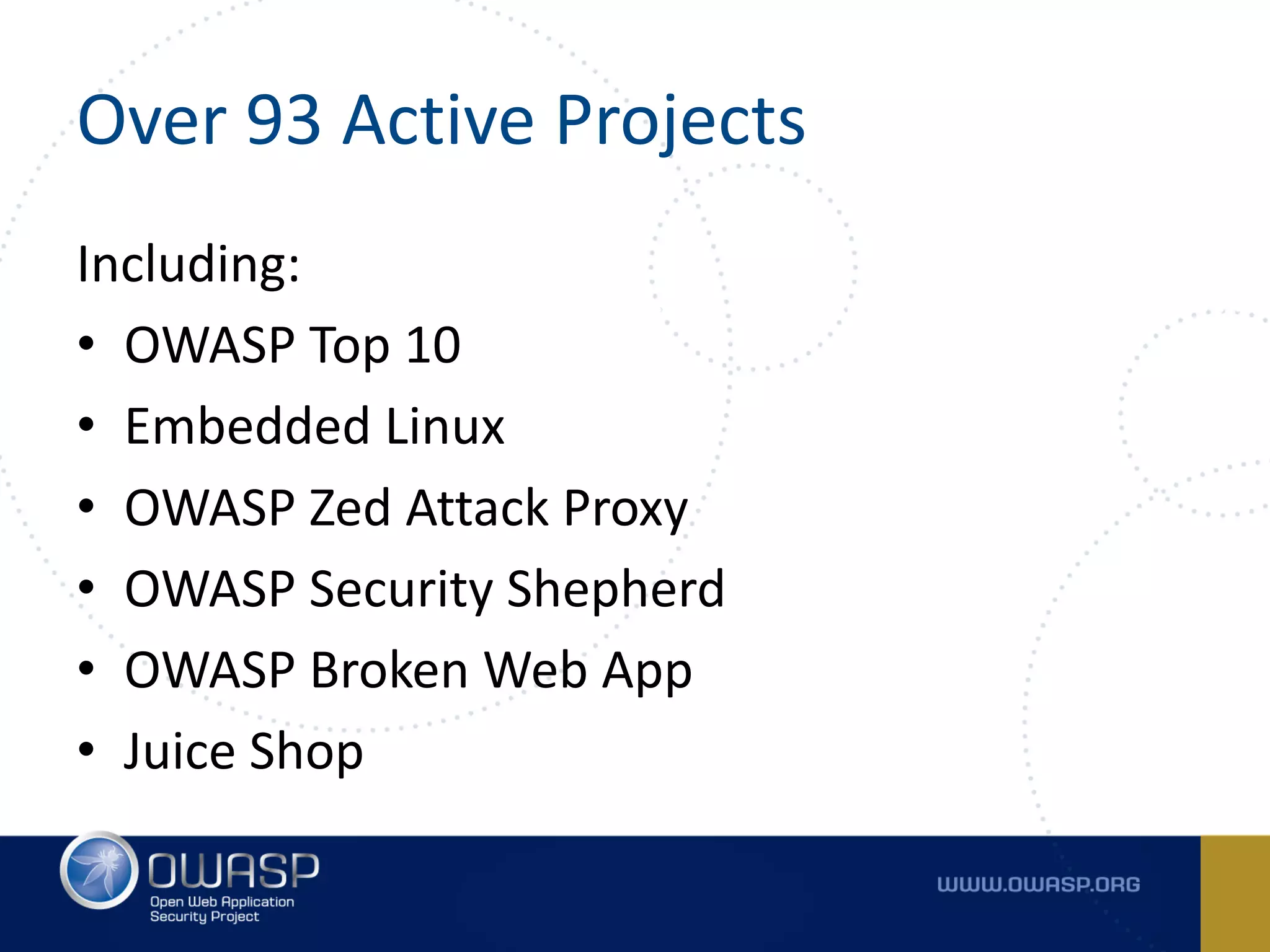 OWASP overview 2017 | PPT