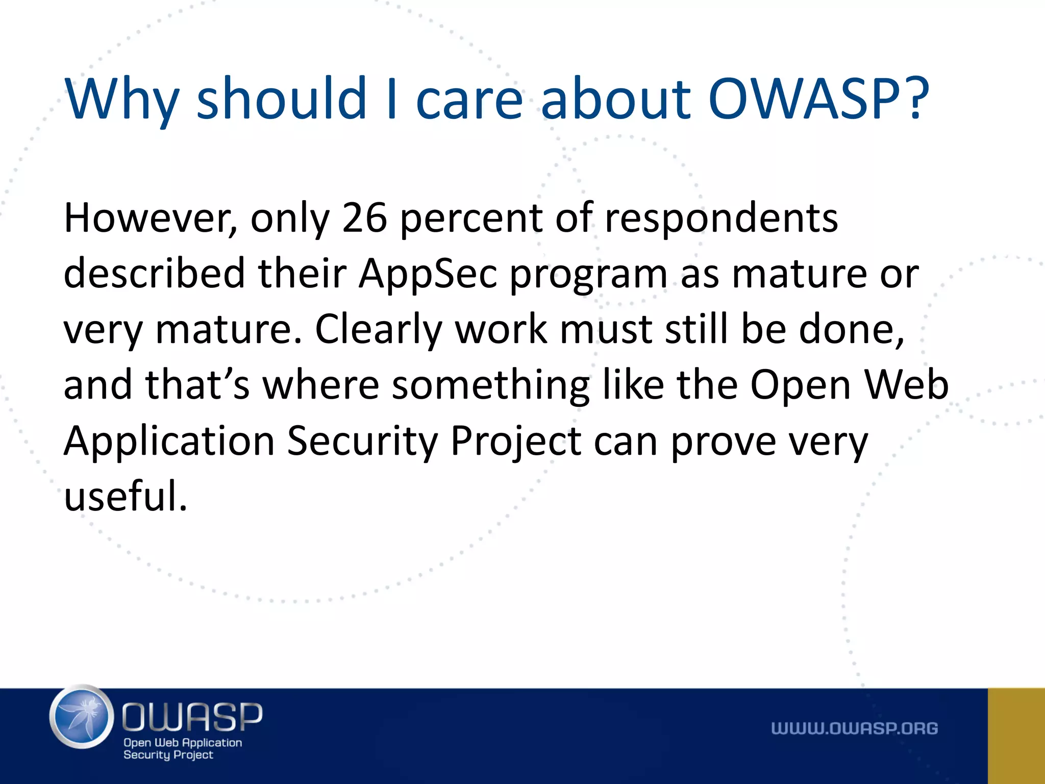 OWASP overview 2017 | PPT