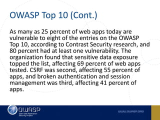 OWASP overview 2017 | PPT