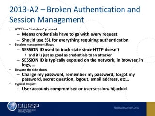 OWASP overview 2017 | PPT