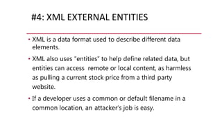 owasp features in secure coding techniques | PPT