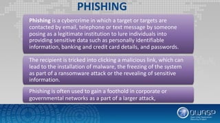 OWASP_Presentation_FINAl. Cybercrime and cyber security awareness | PDF