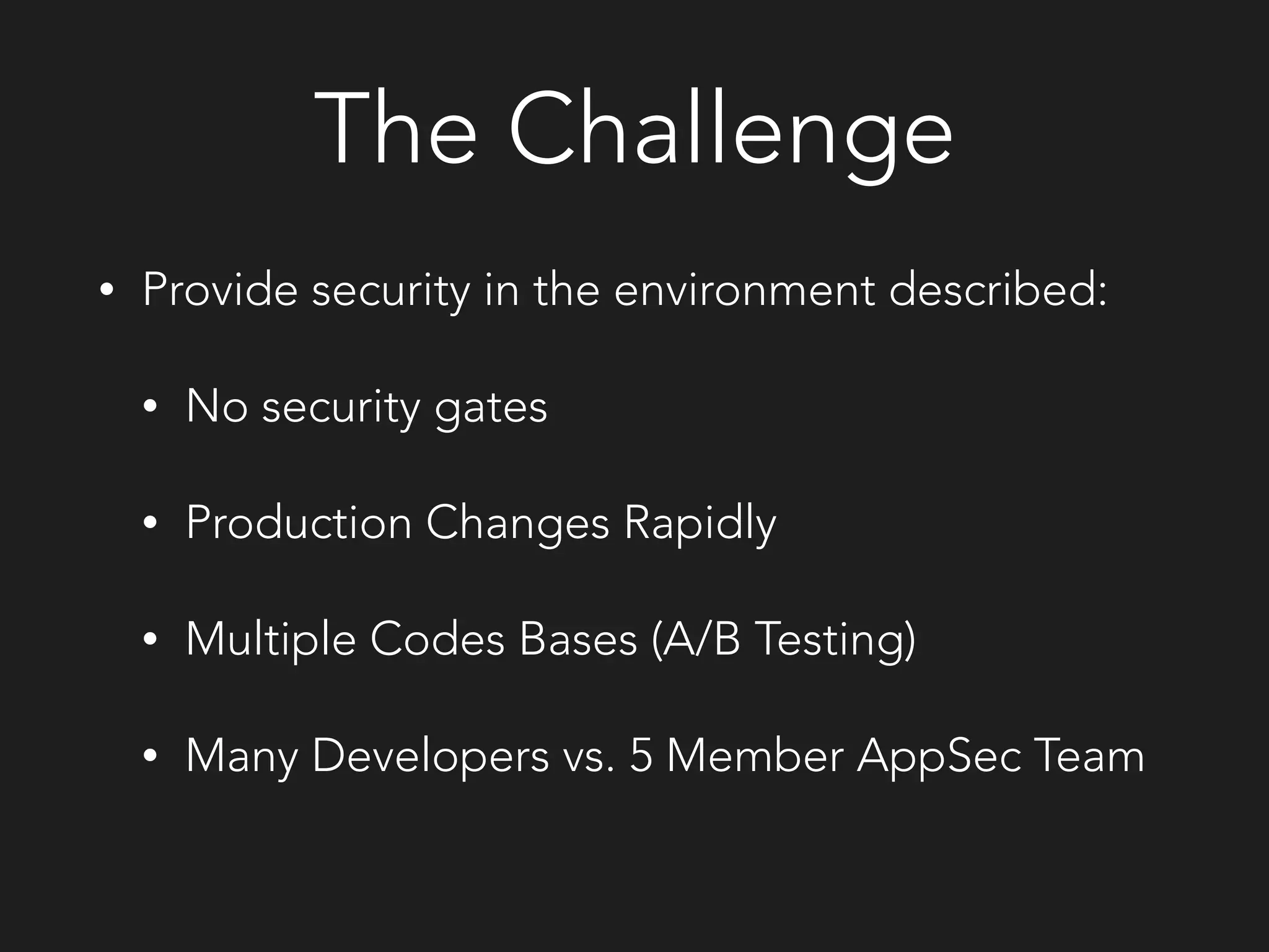 Proactive Security AppSec Case Study | PDF