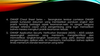 OWASP open web application security project | PPTX