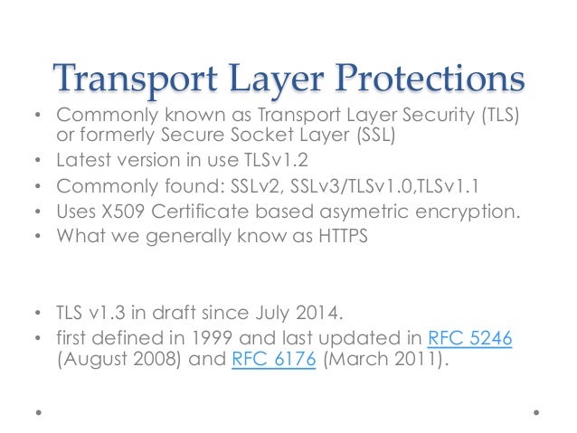 Owasp Mobile Risk Series M3 Insufficient Transport Layer Protecti…
