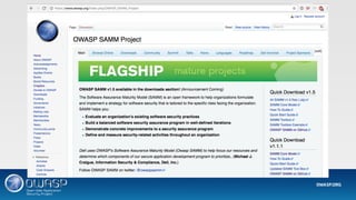 Owasp SAMM v1.5 | PDF