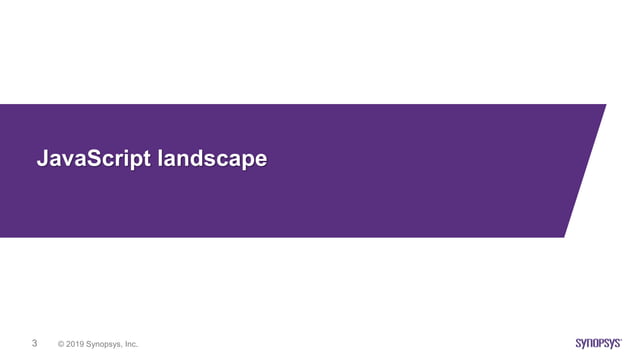 Webinar–Reviewing Modern JavaScript Applications | PPT Webinar–Reviewing Modern JavaScript Applications | PPT