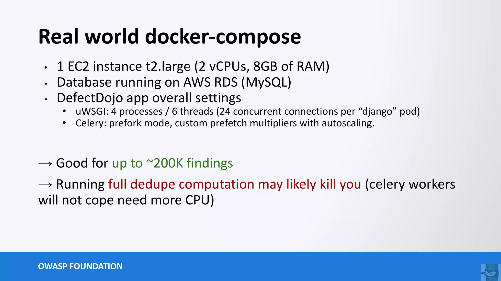 Intro to DefectDojo at OWASP Switzerland | PDF