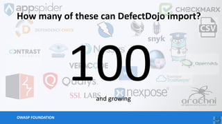Intro to DefectDojo at OWASP Switzerland | PDF