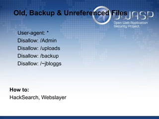 Introduction to OWASP & Web Application Security | ODP