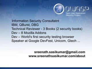 Introduction to OWASP & Web Application Security | ODP