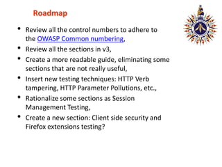 Planning the OWASP Testing Guide v4 | PPT