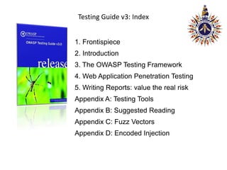 Planning the OWASP Testing Guide v4 | PPT