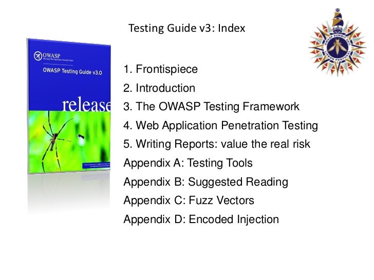 Planning the OWASP Testing Guide v4