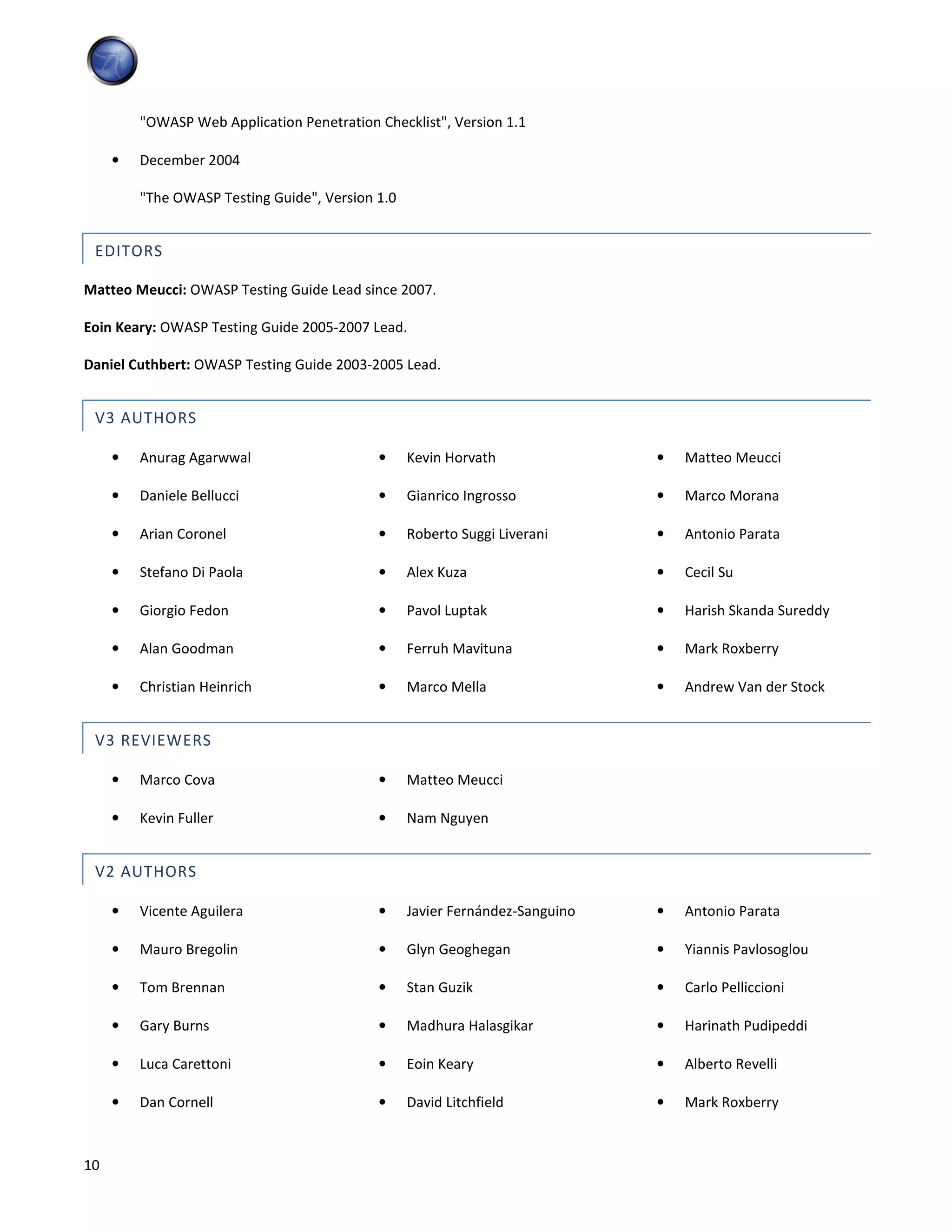 Owasp Testing Guide V3 Pdf