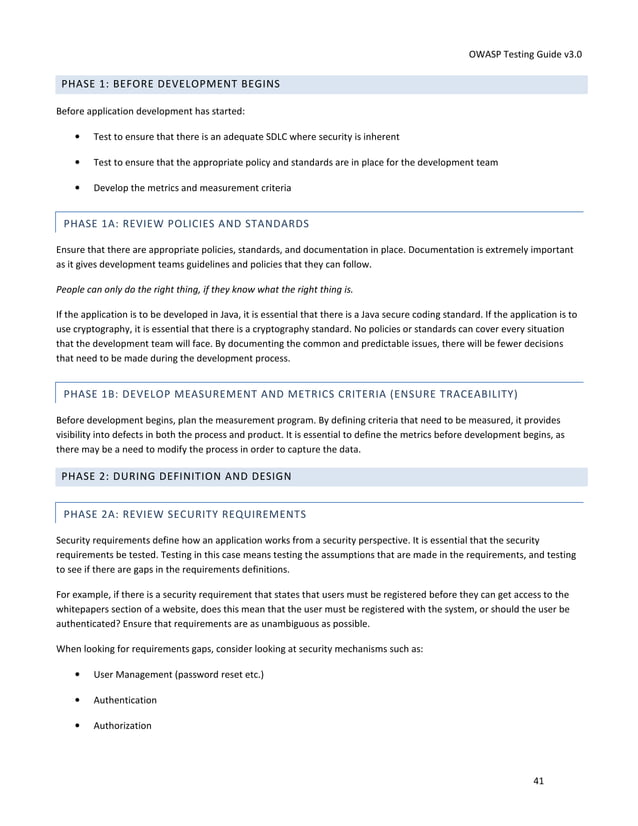 Owasp testing guide v3 | PDF