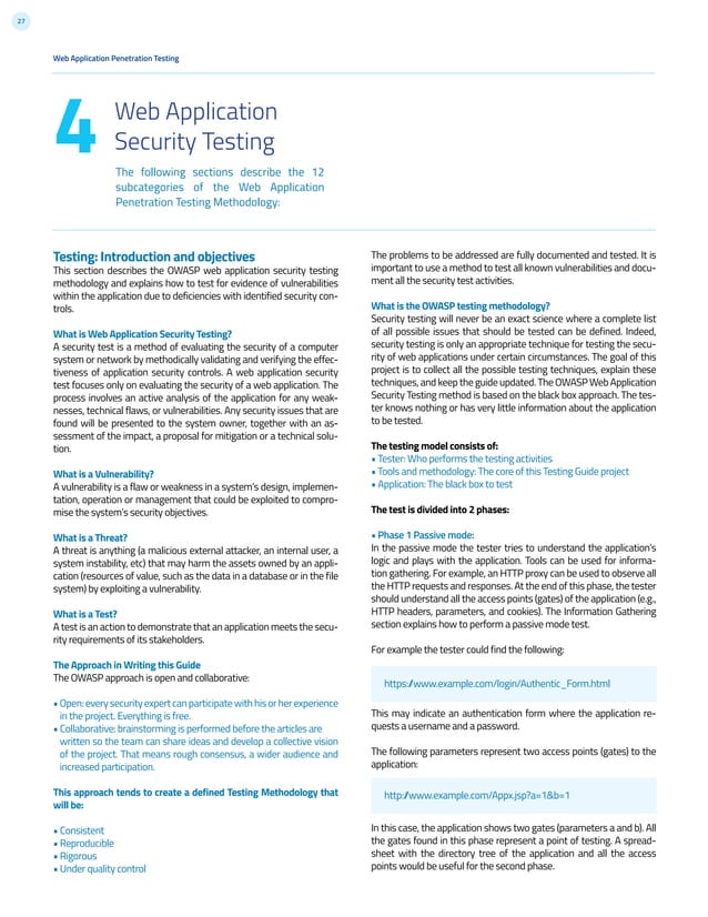 Owasp testing guide_v4 | PDF | Web Development | Internet