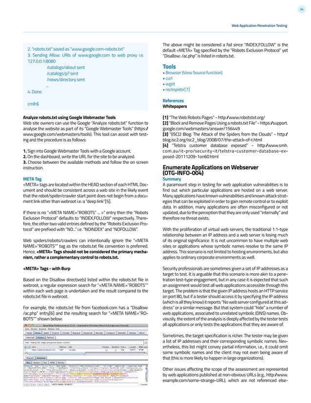 Owasp testing guide_v4 | PDF | Web Development | Internet