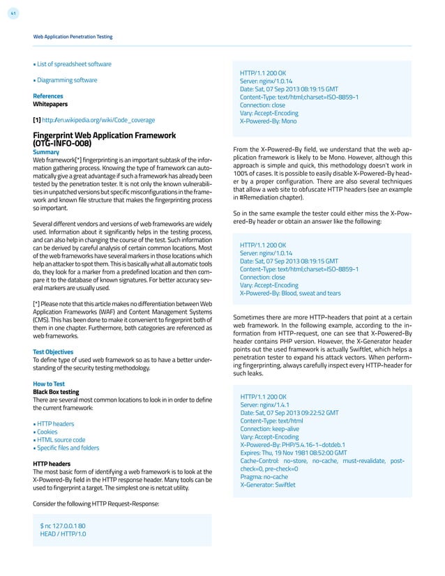 Owasp testing guide_v4 | PDF | Web Development | Internet